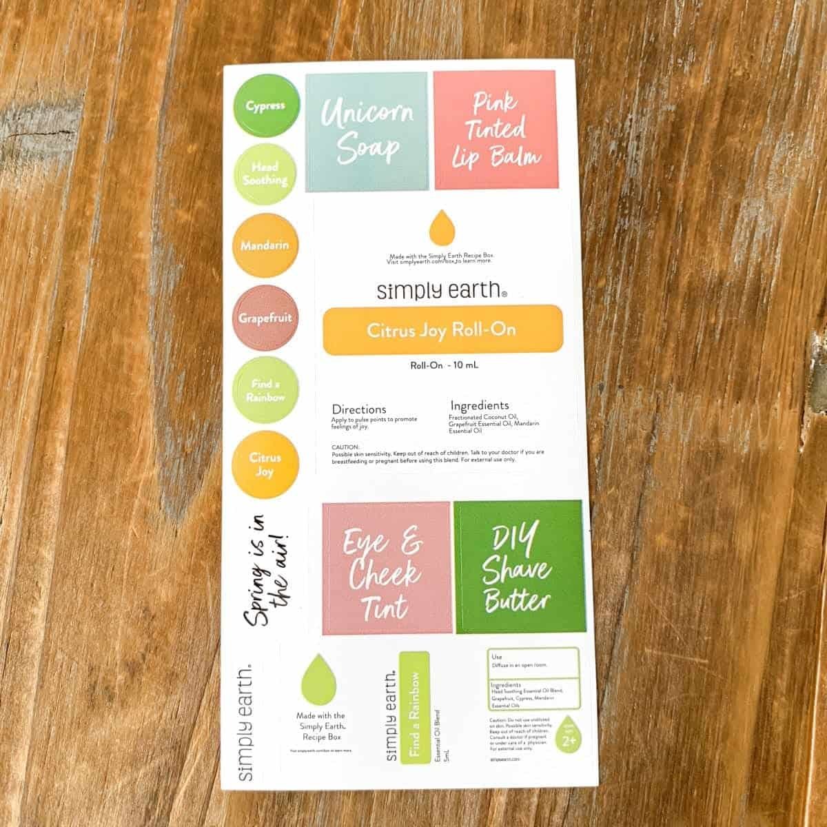 Simply Earth March 2022 Recipe Box "Tickled Pink" Review + Coupon - Subboxy